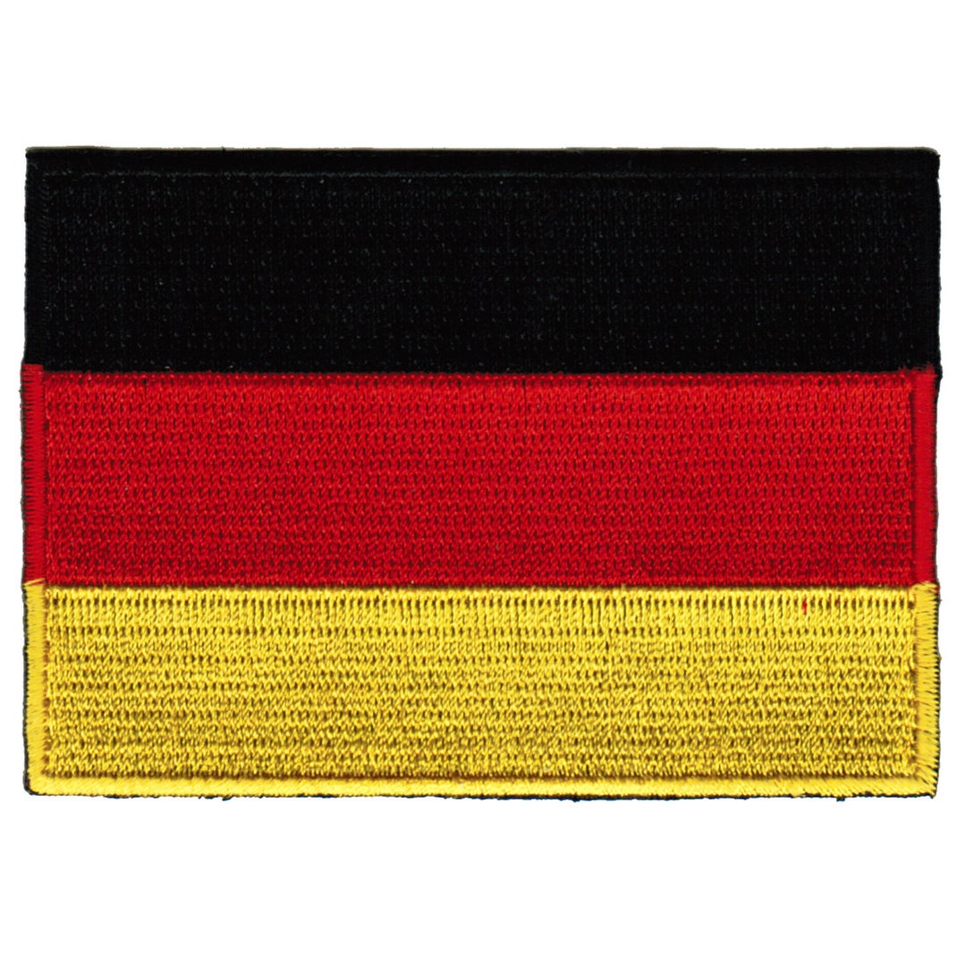 Germany Flag Patch: Embroidered Iron-on Applique (3.5x2.5-inches) - Etsy