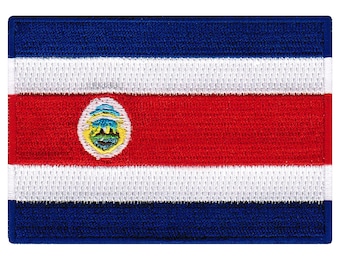 Costa Rica Flag Embroidered Patch - Etsy