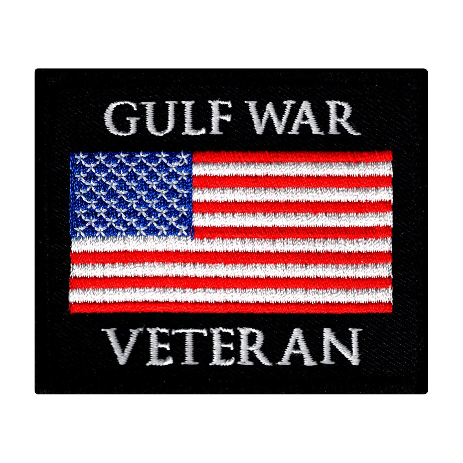 GULF WAR VETERAN Patch Iron-on Embroidered Applique Military Biker ...