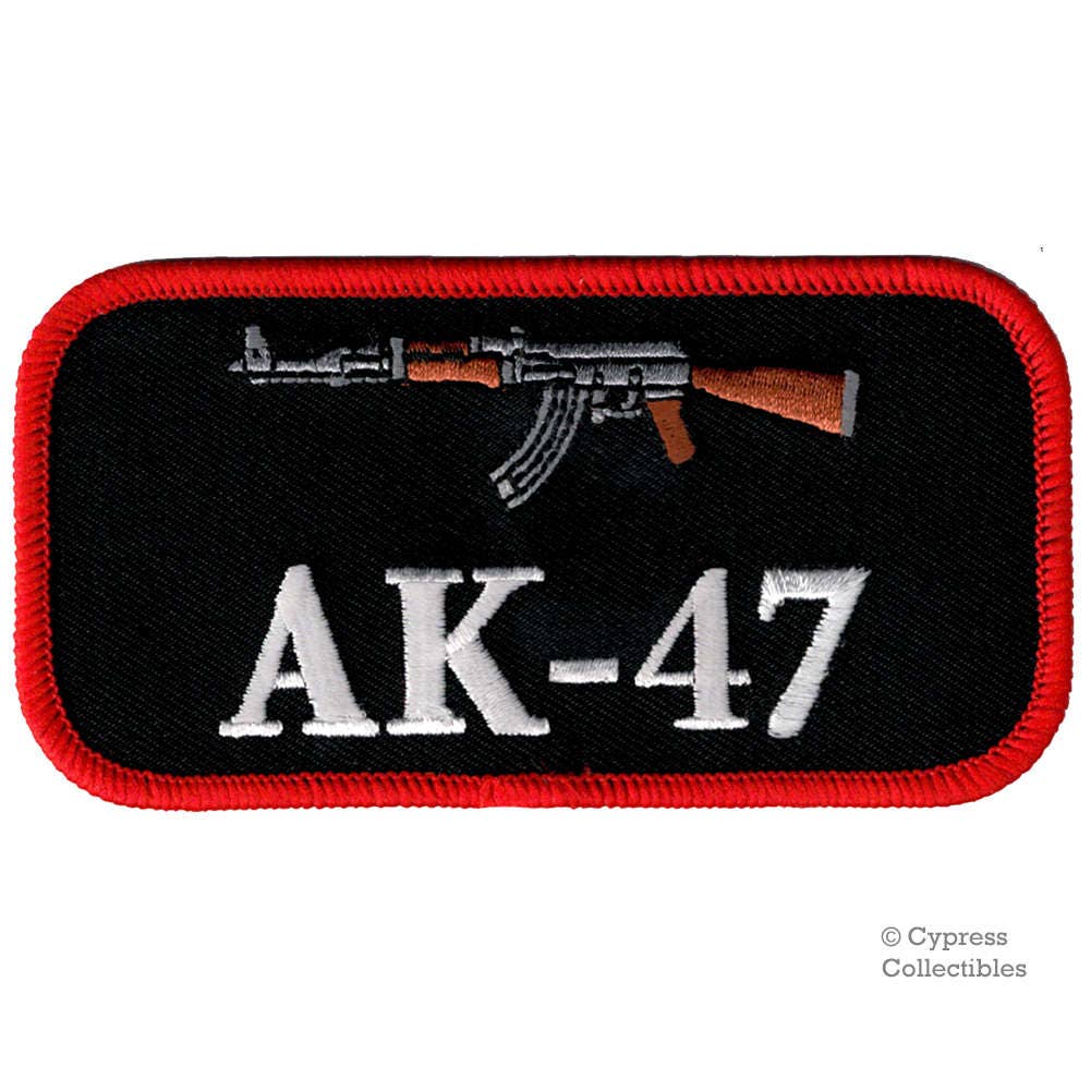 AK47 RIFLE GUN Patch Iron-on Embroidered 2nd Second Amendment - Etsy
