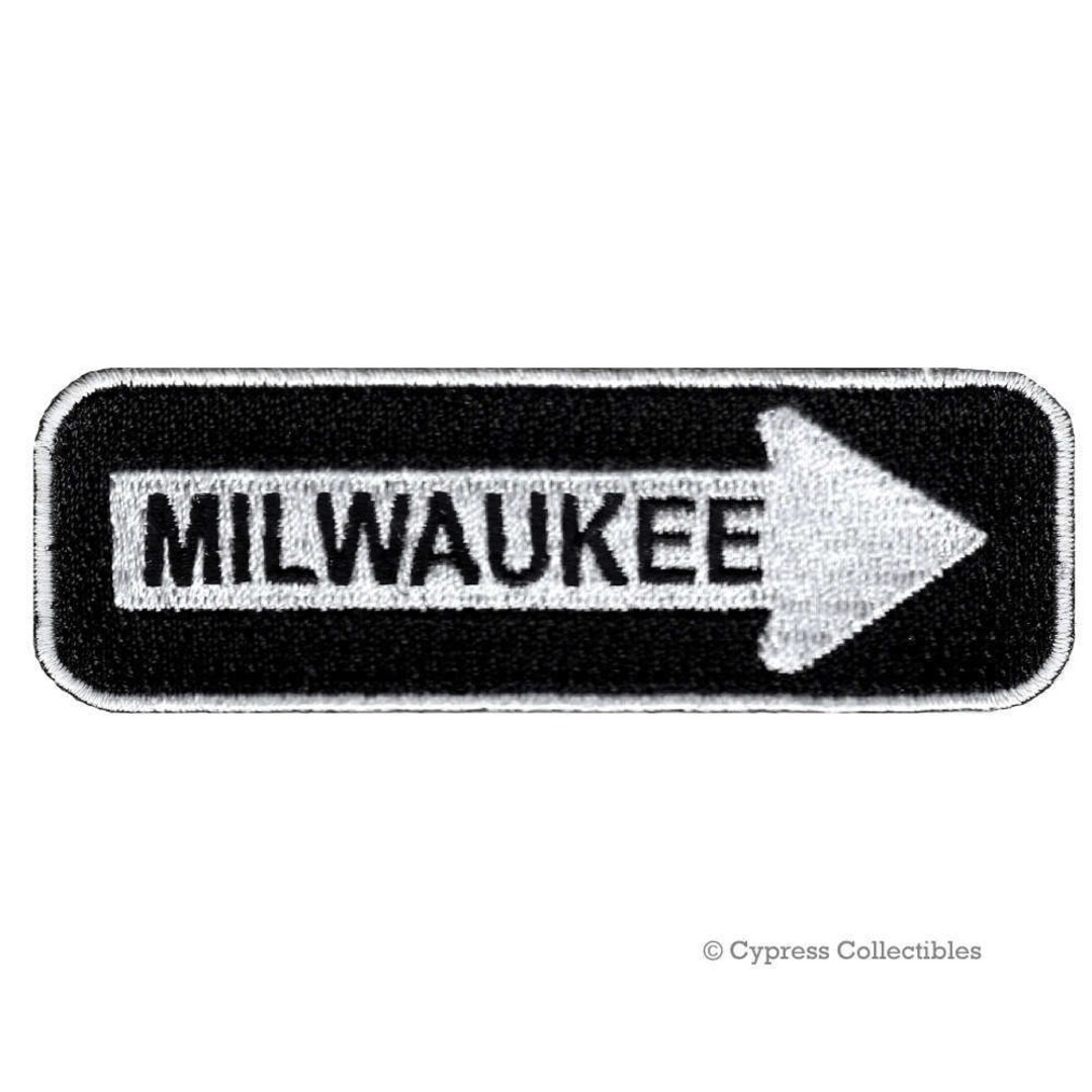 Milwaukee Road Sign Patch: Embroidered One Way Highway Emblem - Etsy