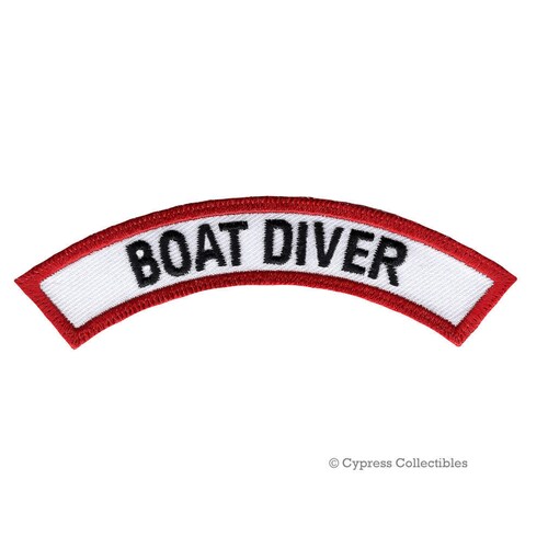 BOAT DIVER Certification Chevron PATCH Scuba Diving Experience | Etsy