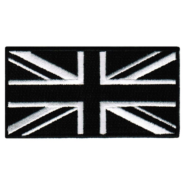 Black Uk Flag Patch - Etsy
