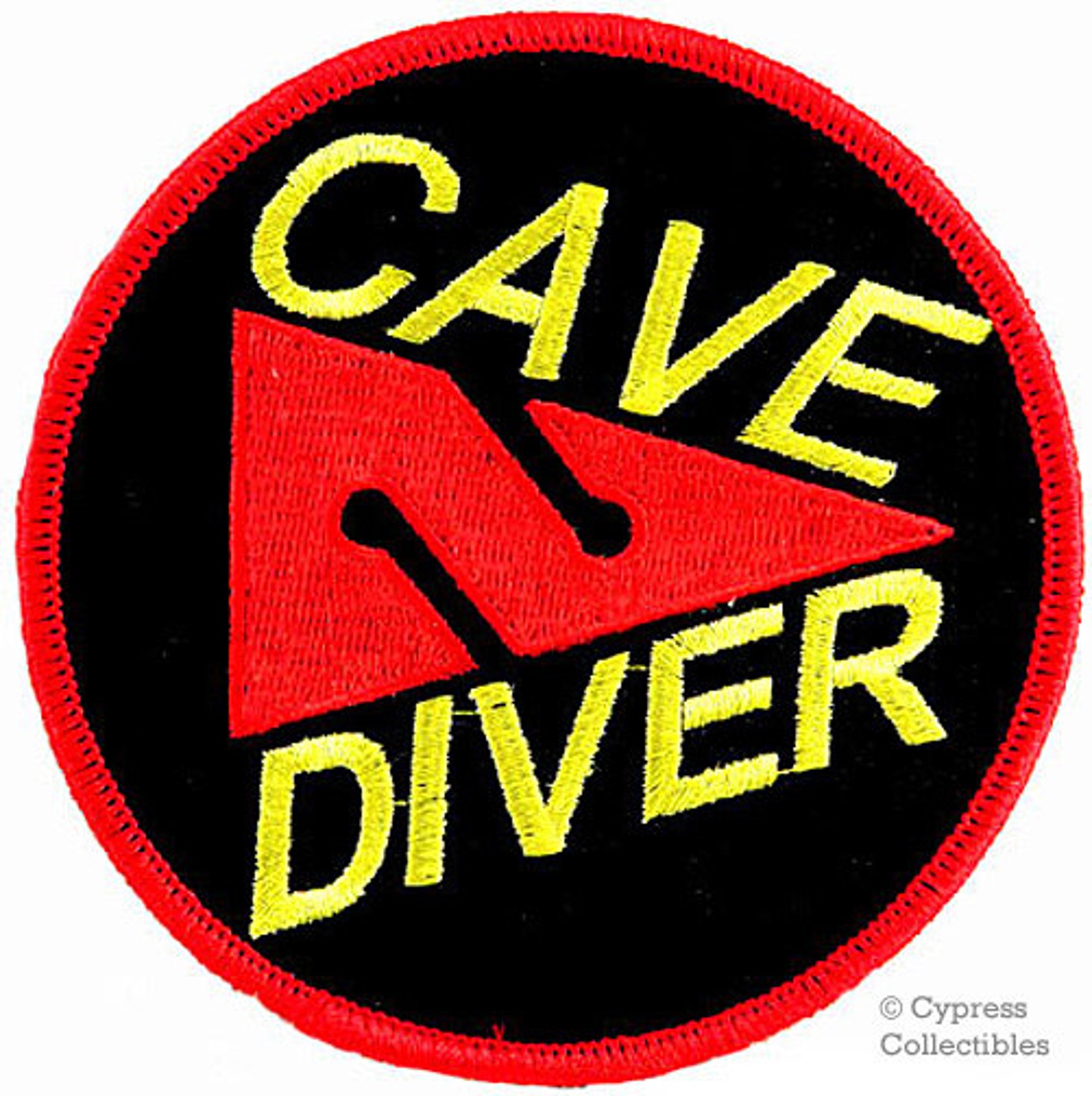 CAVE DIVER Scuba Diving PATCH Embroidered Iron-on Applique | Etsy
