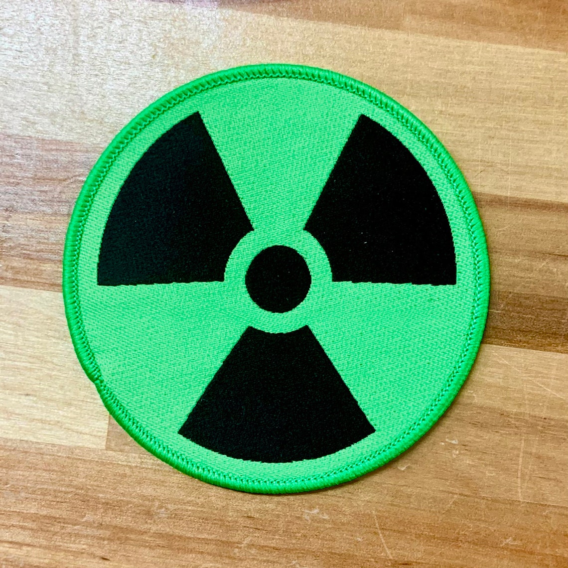 NUCLEAR SYMBOL PATCH Embroidered Iron-on Zombie Symbol Warning - Etsy