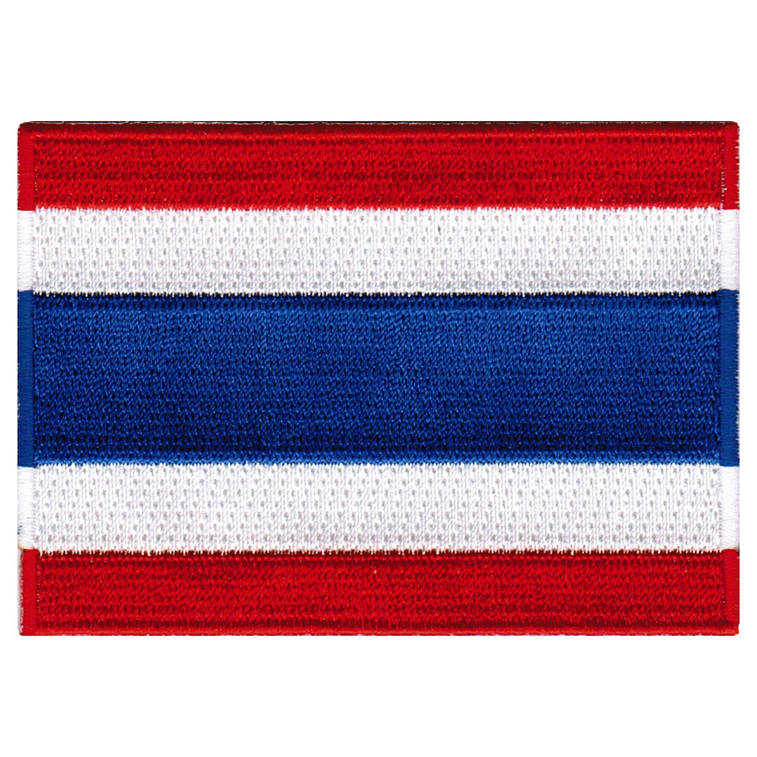 THAILAND FLAG PATCH Iron-on Embroidered Applique Top Quality Thai ...