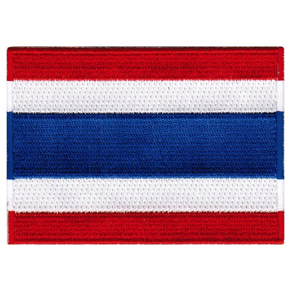 THAILAND FLAG PATCH Iron-on Embroidered Applique Top Quality - Etsy