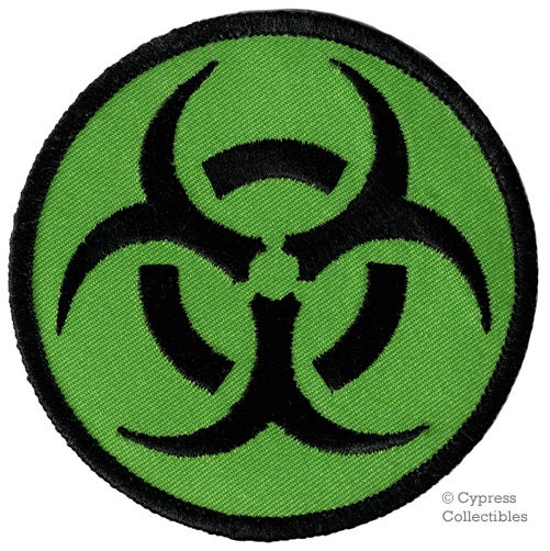 Biohazard Patch 2 Inch Diameter Embroidered Patch | Etsy