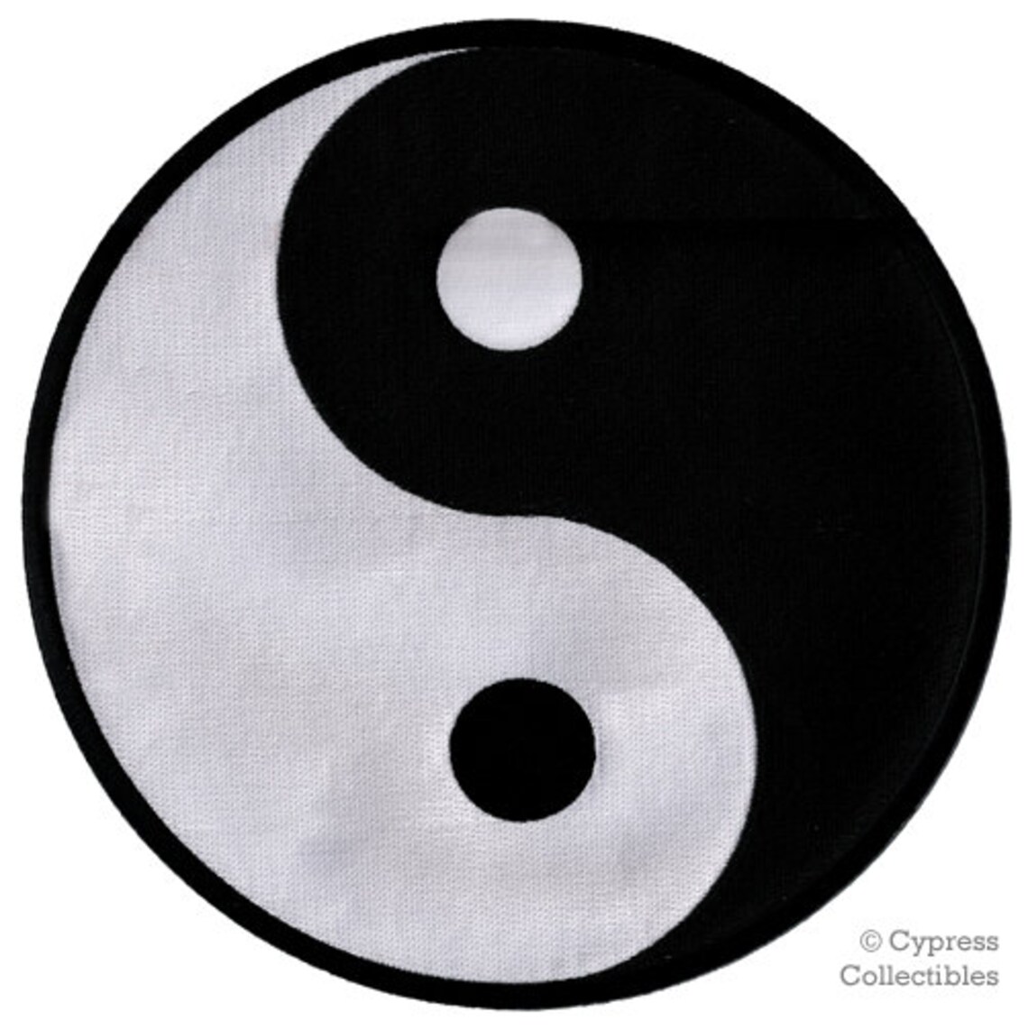 LARGE YIN YANG Patch Iron-on Embroidered Emblem Martial Arts | Etsy