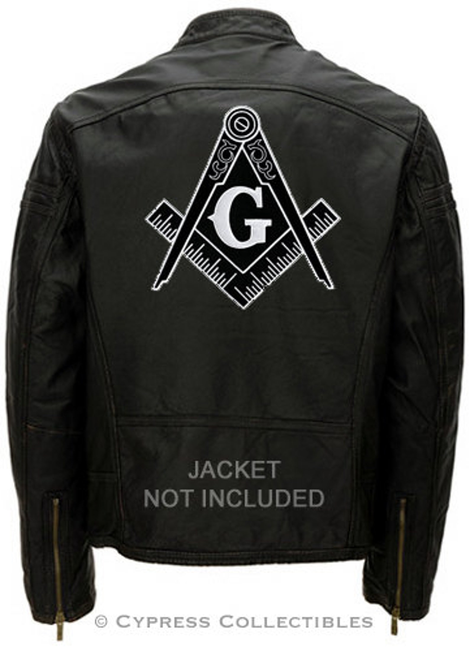 Large Black MASON SYMBOL PATCH Iron-on Embroidered Freemason - Etsy