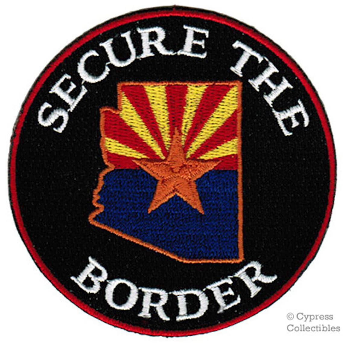 ARIZONA IMMIGRATION PATCH Border Patrol Embroidered Iron-on - Etsy