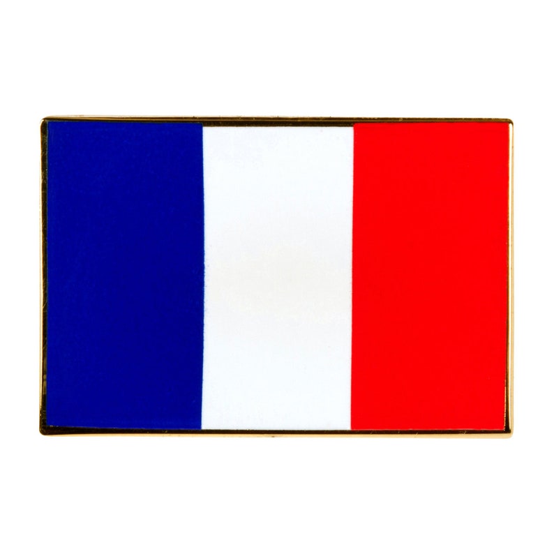 FRANCE Flag LAPEL PIN Hard Enamel French Tricolour Tie Tack - Etsy