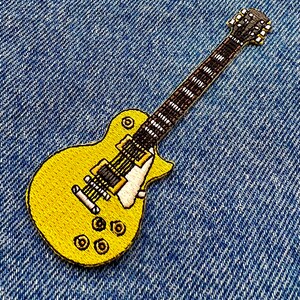 ELECTRIC GUITAR PATCH Embroidered Iron-on Rock and Roll Musical ...