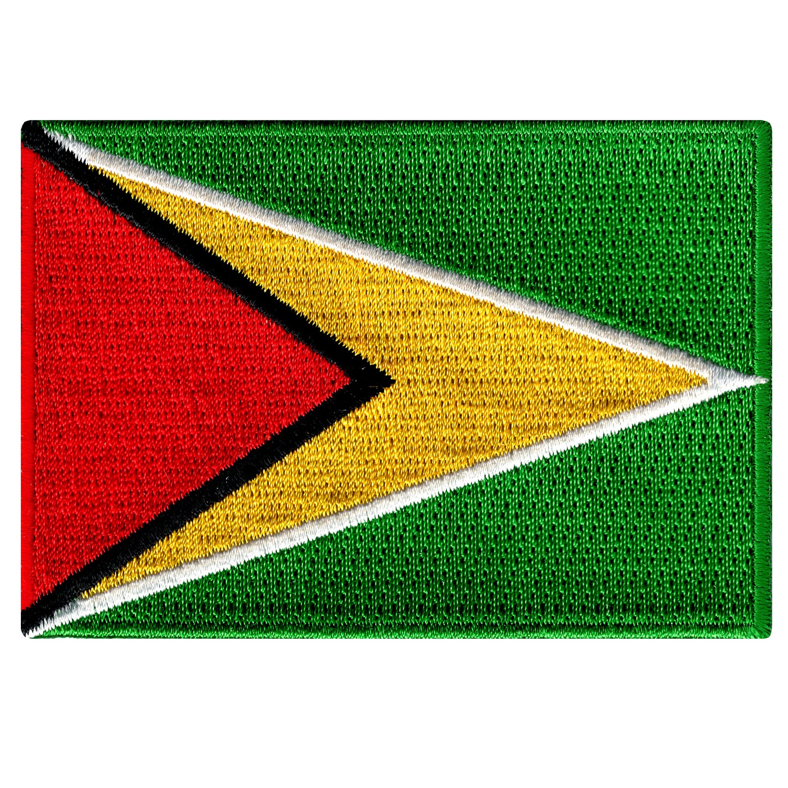 GUYANA FLAG PATCH Iron-on Embroidered Applique Top Quality - Etsy