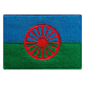 ROMANI Gypsy FLAG PATCH Canada Iron-on Embroidered Applique Top Quality ...