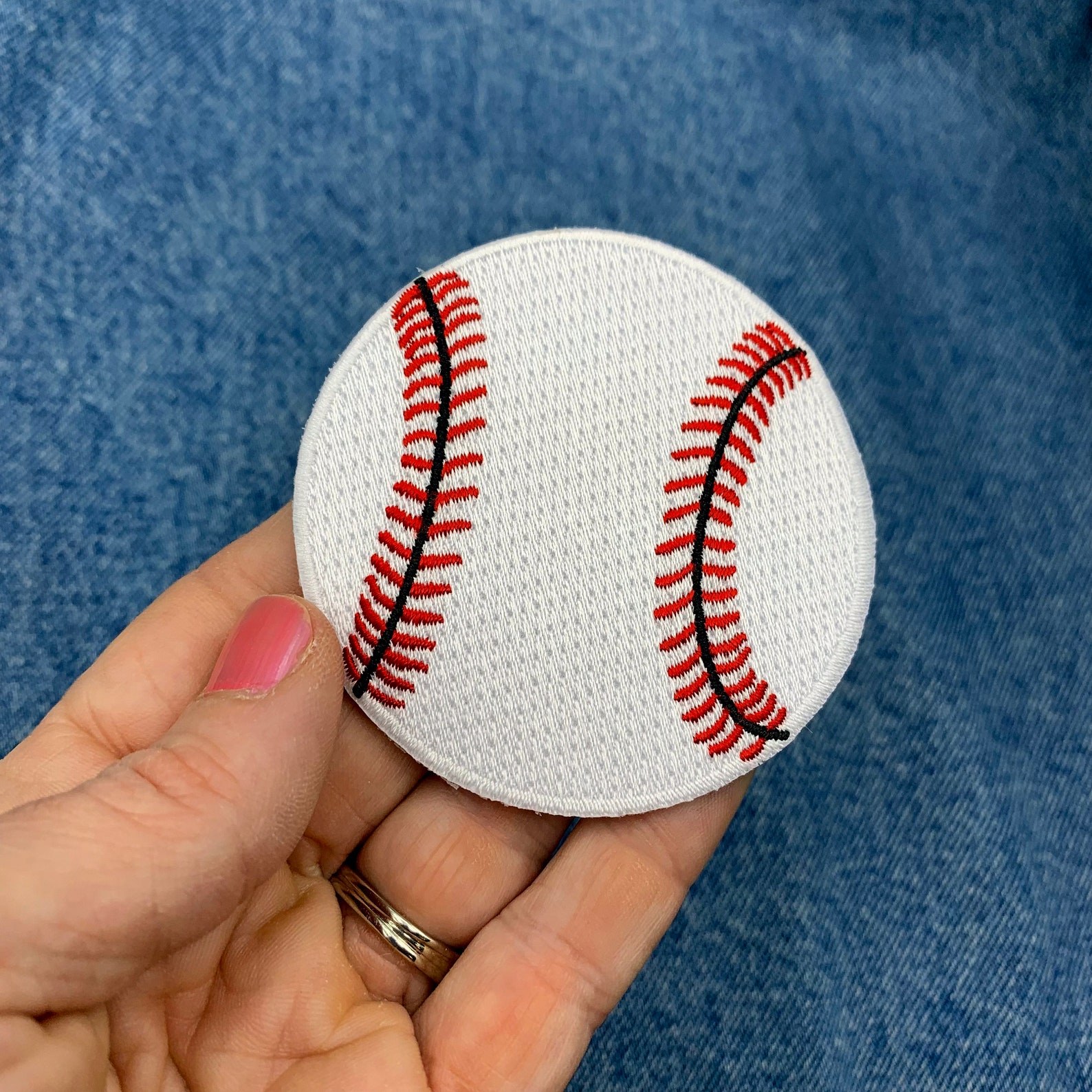 BASEBALL PATCH Iron-on Embroidered Applique Major League | Etsy