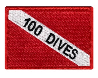 Embroidered Scuba Dive Flag Iron on Patch - Etsy