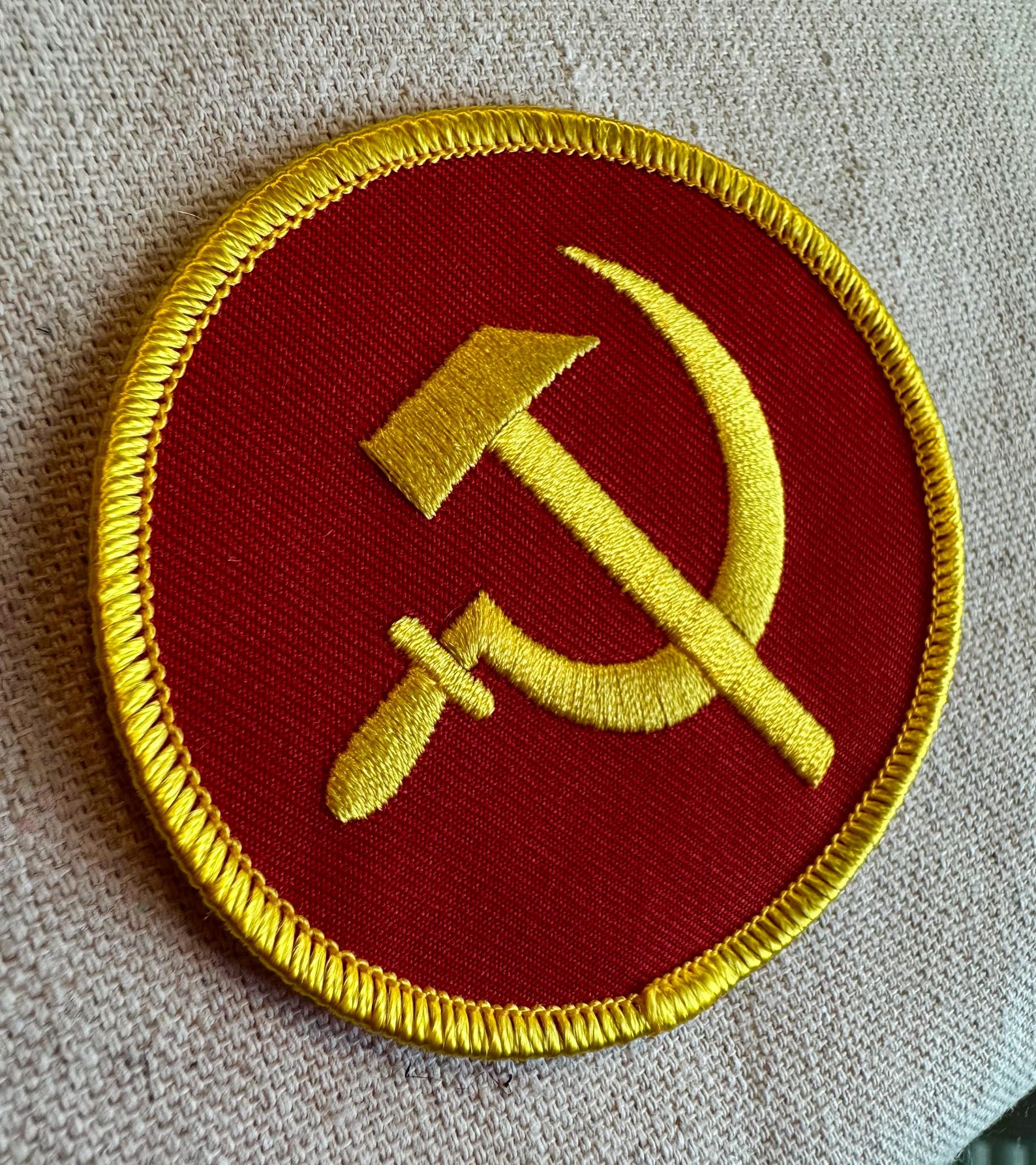 COMMUNIST Hammer and Sickle Patch USSR CCCP Russia Soviet Union ...