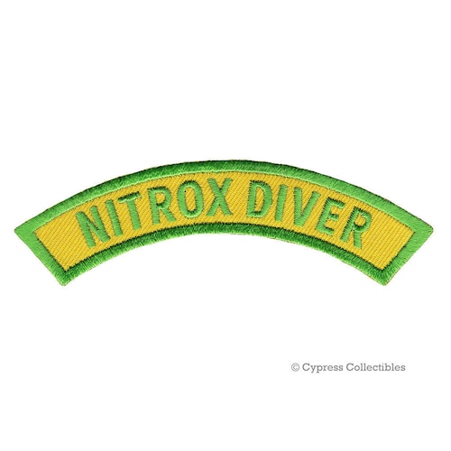 NITROX DIVER Certification Chevron PATCH Scuba Diving | Etsy