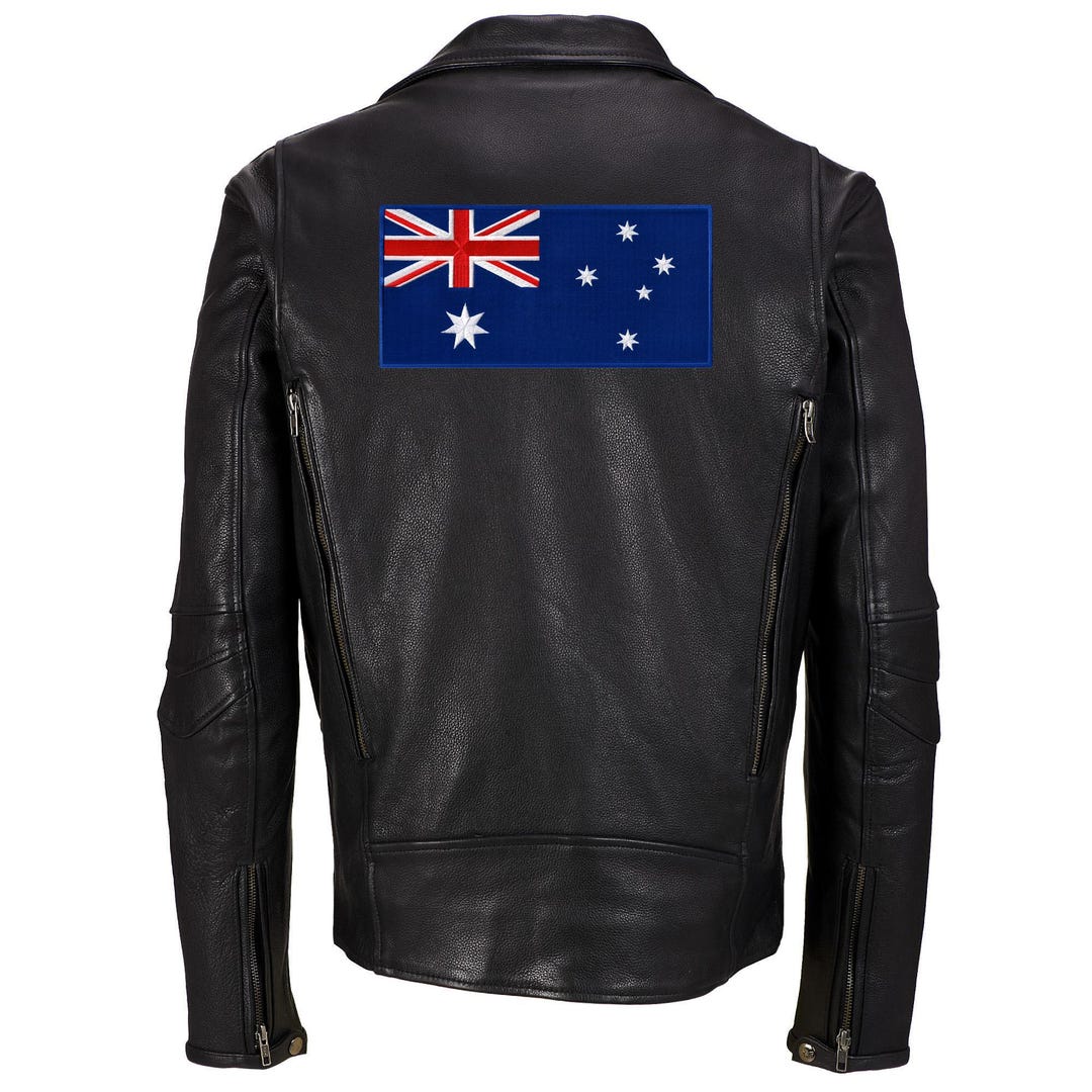 Large Australia Flag Patch: Iron-on Embroidered Applique (11-inches) - Etsy