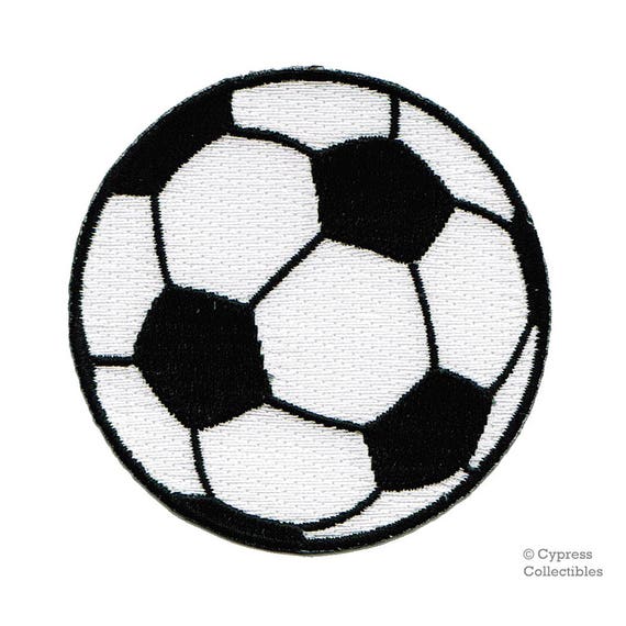 SOCCER BALL PATCH iron-on embroidered major league sports | Etsy