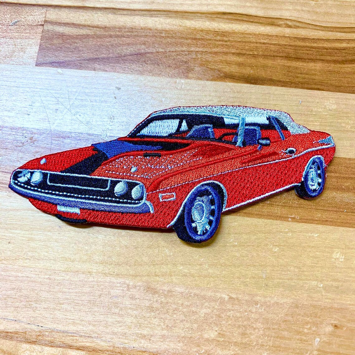 AMERICAN MUSCLE CAR Patch Iron-on Embroidered Applique Car Automobile ...