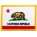 CALIFORNIA STATE Flag PATCH Iron-on Embroidered Applique Top Quality - Etsy