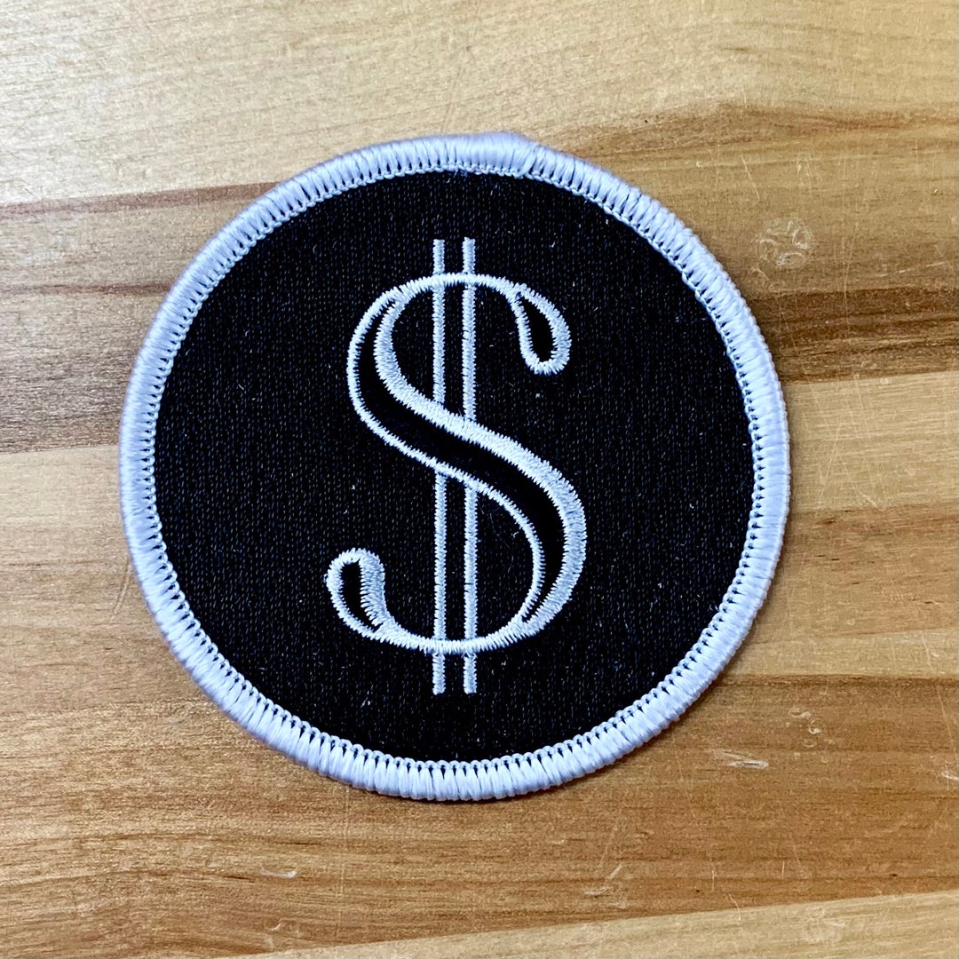 DOLLAR SIGN patch brodé en fer à repasser APPLIQUE MONEY - Etsy France