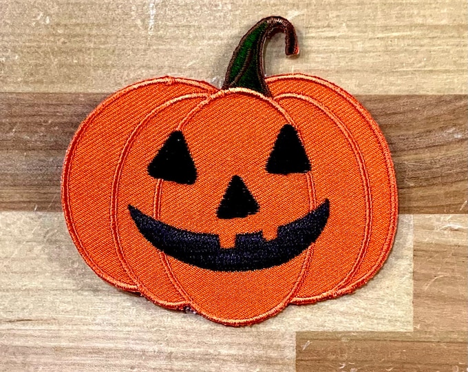 Embroidered Pumpkin Patch - Etsy