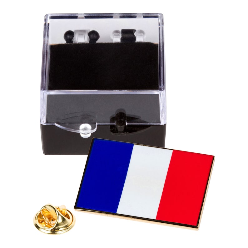 FRANCE Flag LAPEL PIN Hard Enamel French Tricolour Tie Tack - Etsy