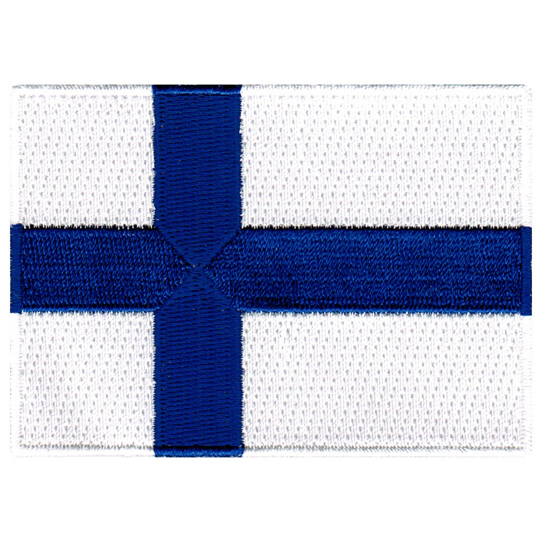FINLAND FLAG PATCH Iron-on Embroidered Applique Top Quality - Etsy