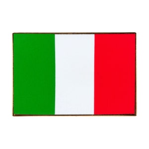 ITALY Flag LAPEL PIN Hard Enamel Italian Tricolor Symbol Emblem Tie ...