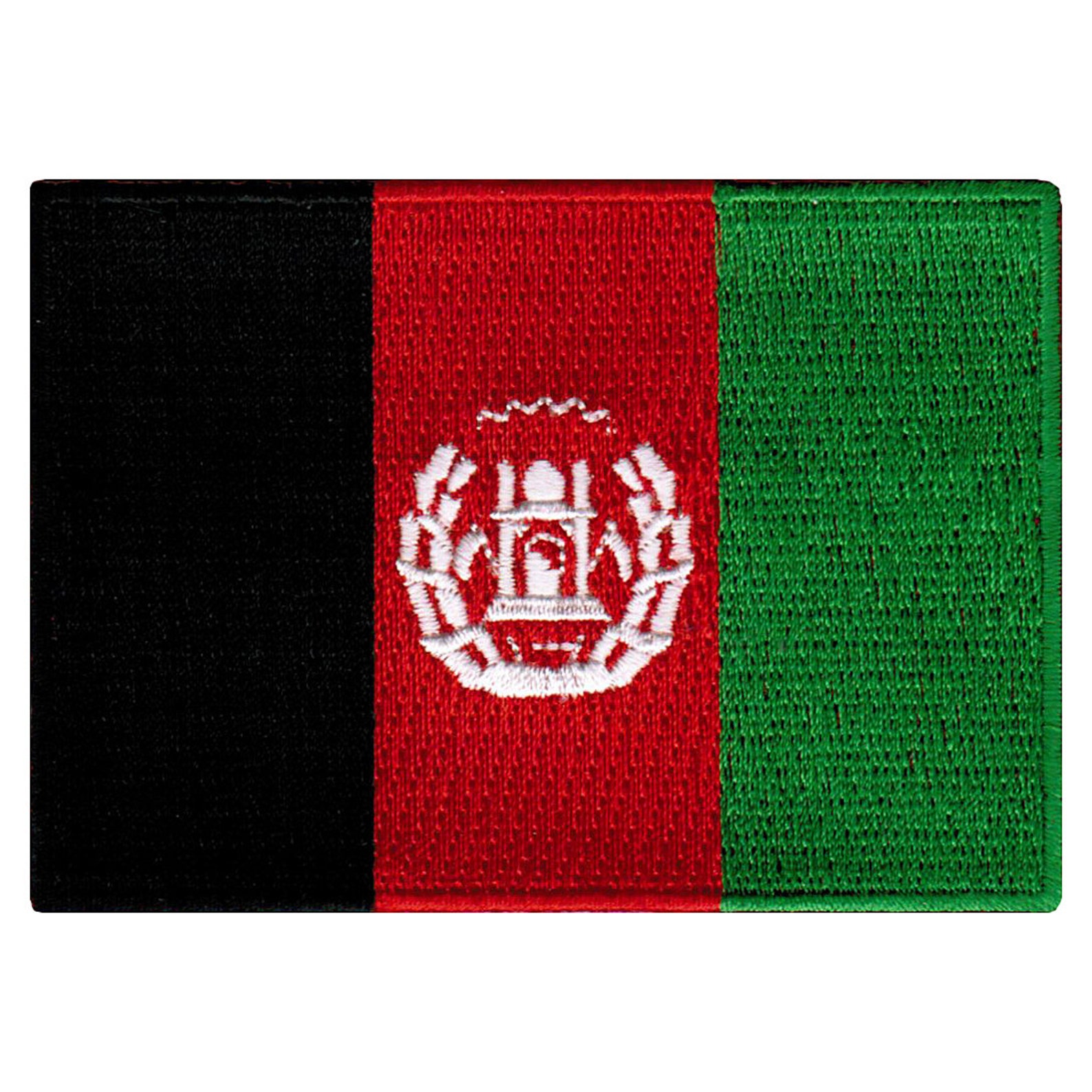 AFGHANISTAN FLAG PATCH Iron-on Embroidered Applique Top - Etsy