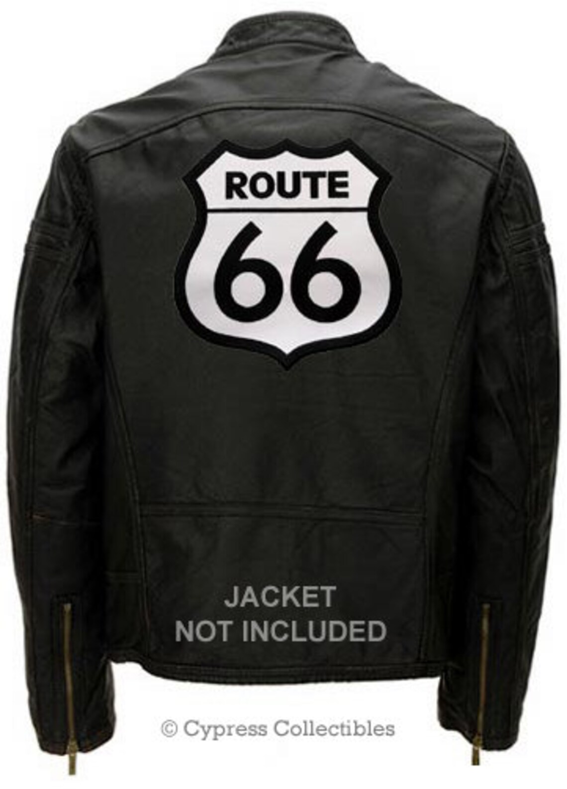LARGE ROUTE 66 PATCH Iron-on Embroidered Applique Road Sign - Etsy