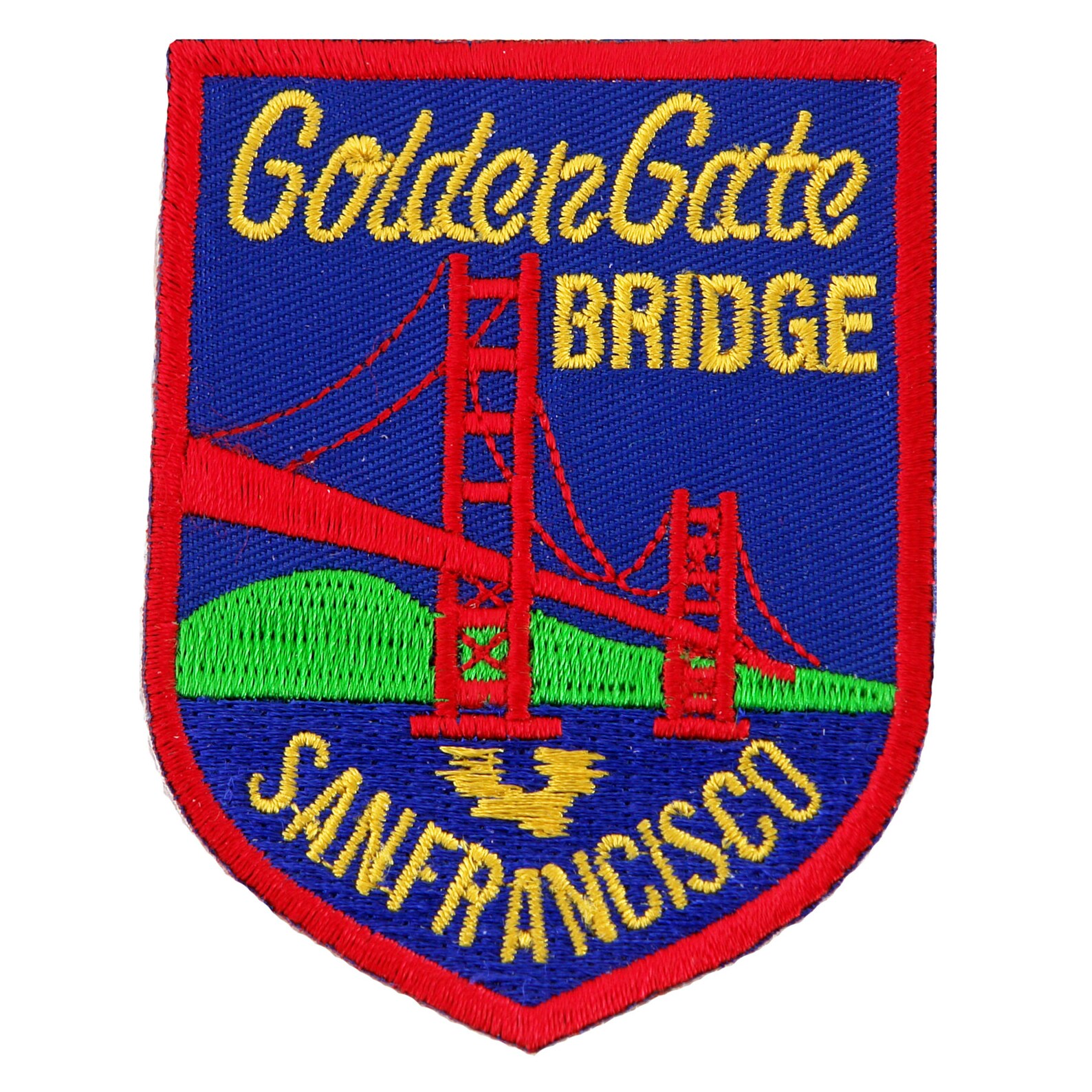 SAN FRANCISCO PATCH Iron-on Embroidered Applique Golden Gate - Etsy