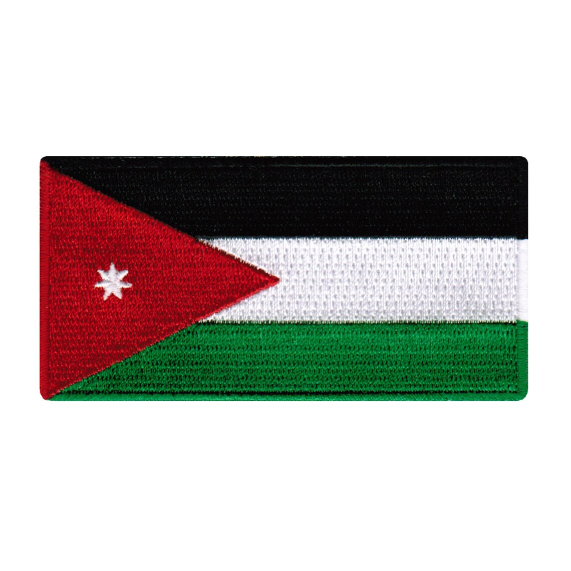 Jordan Flag Patch: Embroidered Iron-on Applique (3.5x1.75-inches) - Etsy