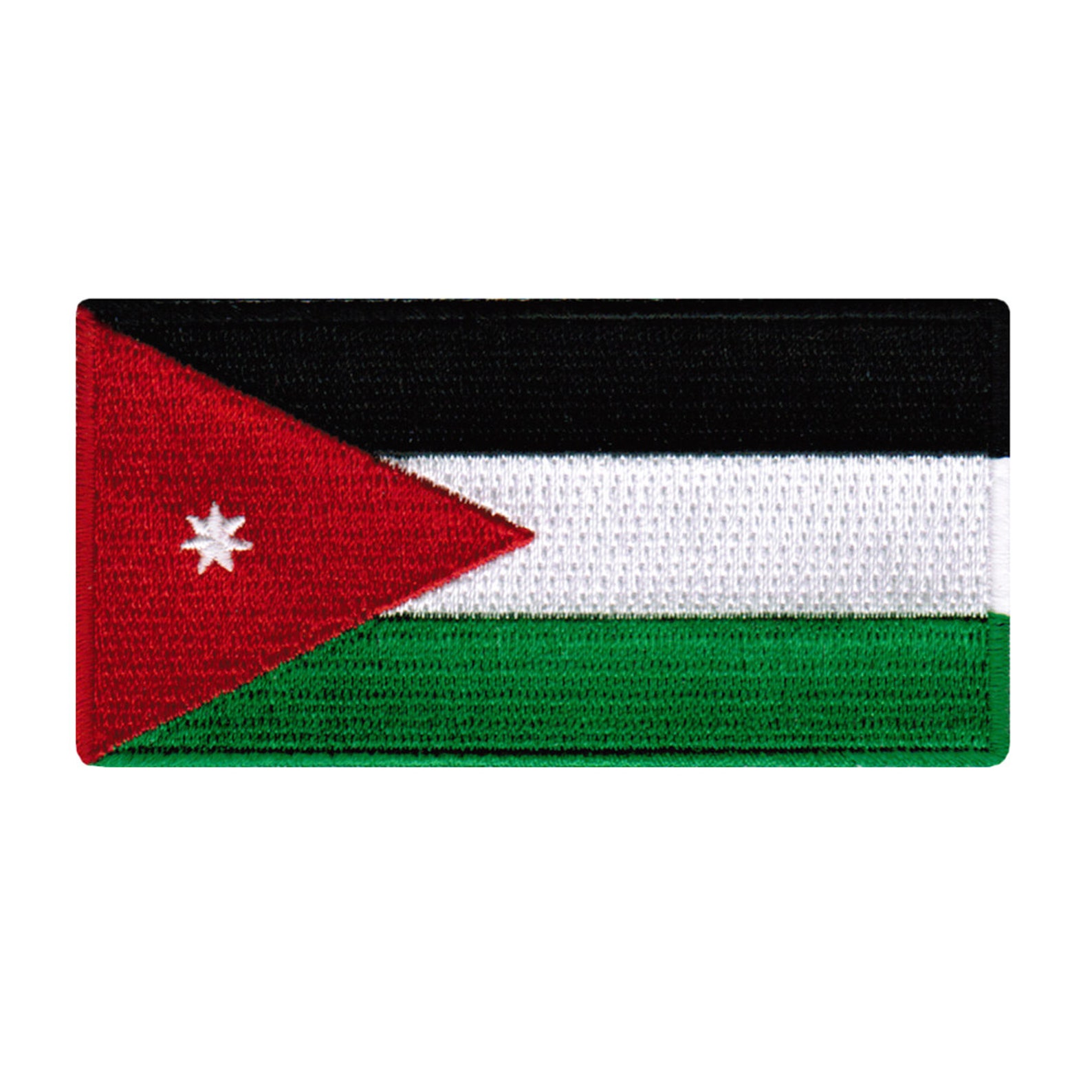 Jordan Flag Patch: Embroidered Iron-on Applique (3.5x1.75-inches) - Etsy