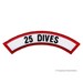 500 Dives DIVER DOWN FLAG Patch Scuba Diving Embroidered Iron-on Applique Emblem - Etsy