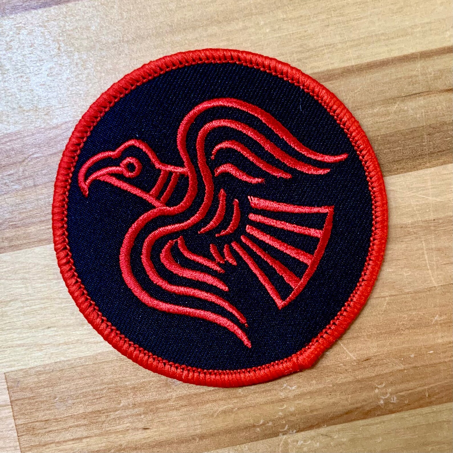 ODIN'S RAVEN VIKING Iron-on Patch Embroidered Norway - Etsy