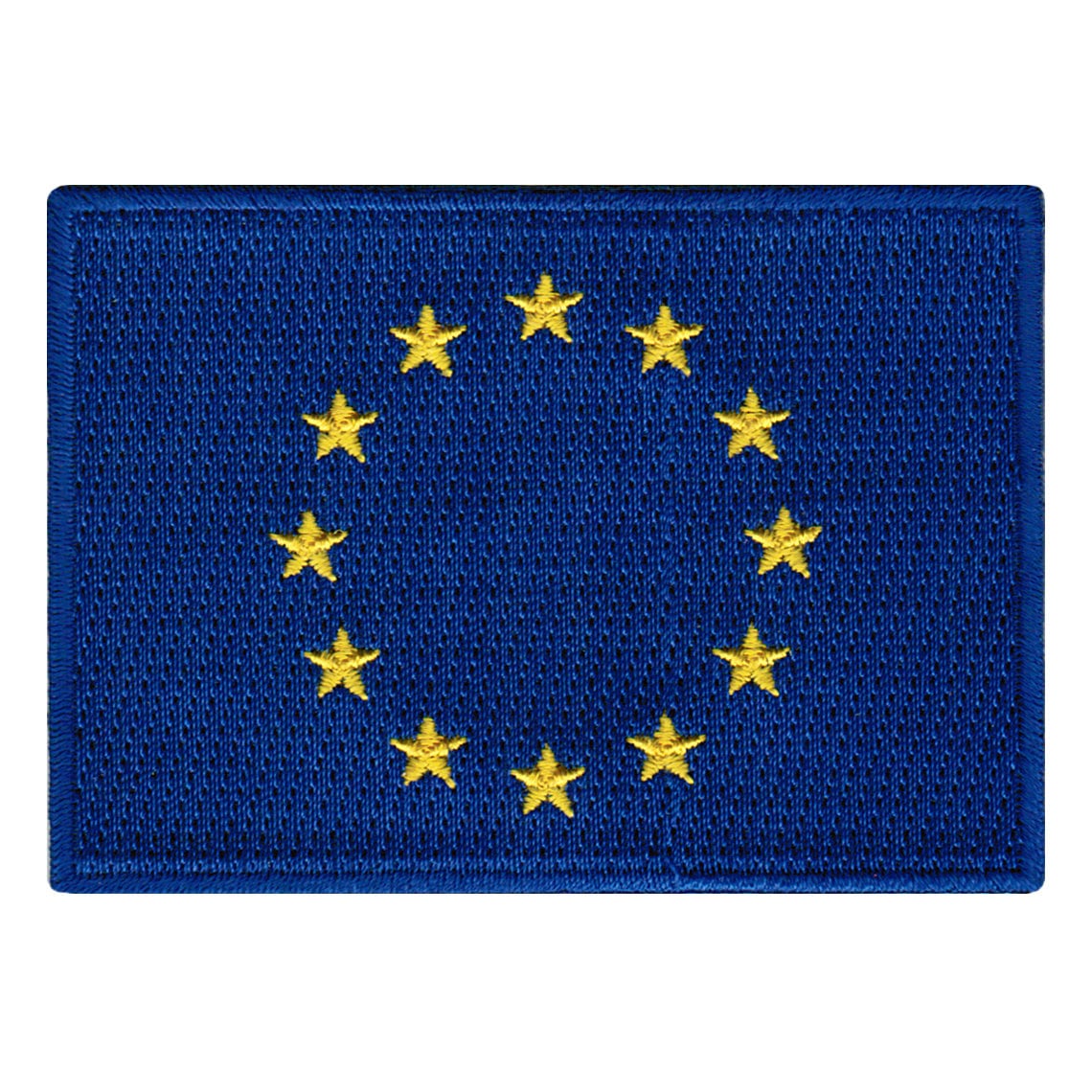 European Union Flag Patch: Embroidered Iron-on Applique (3.5x2.5-inches ...