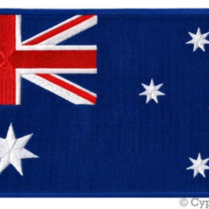 Large AUSTRALIA FLAG PATCH Iron-on Embroidered Applique Top Quality - Etsy