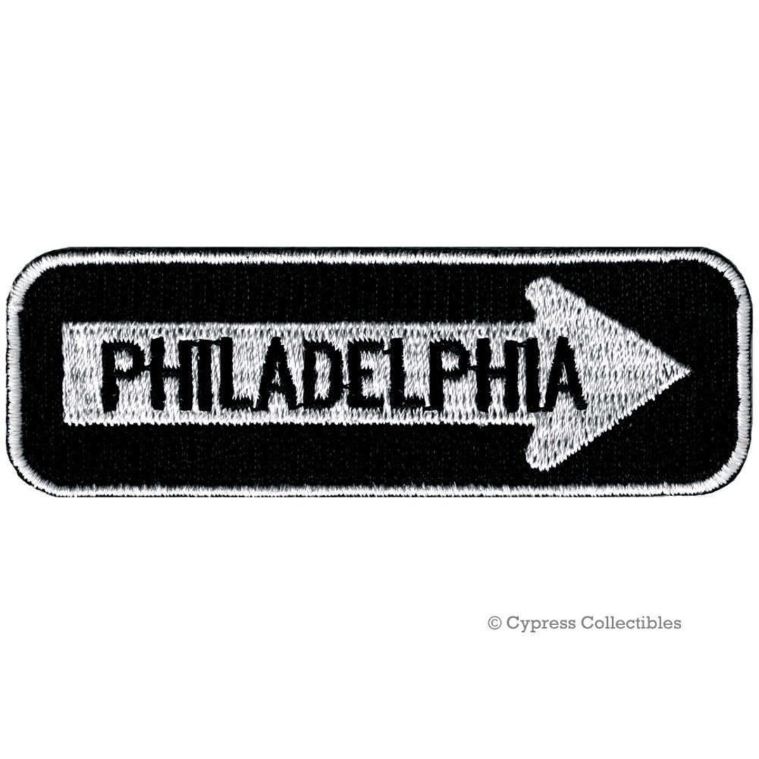 Philadelphia Road Sign Patch: Embroidered One Way Highway Emblem - Etsy