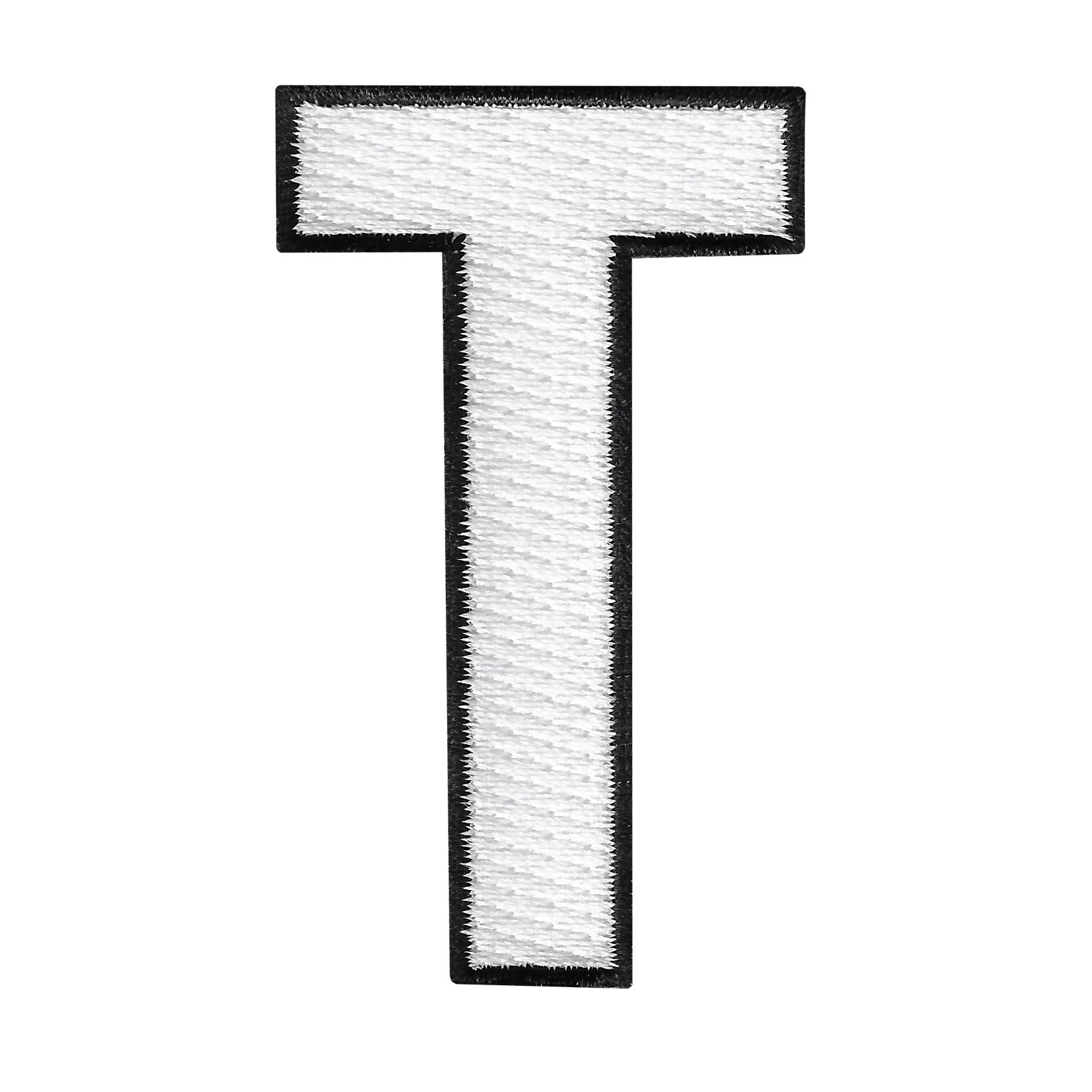 White ALPHABET LETTERS PATCH embroidered iron-on applique | Etsy