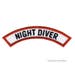 DEEP DIVER Certification Chevron PATCH Scuba Diving Experience Iron-on ...