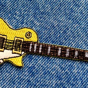 ELECTRIC GUITAR PATCH Embroidered Iron-on Rock and Roll Musical ...