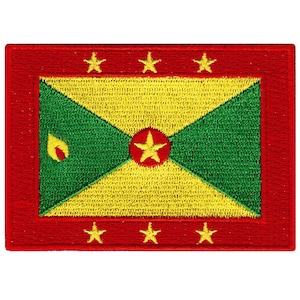 Grenada Flag Iron On - Etsy