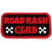 ROAD RASH CLUB Patch Iron-on Embroidered Applique Nametag Emblem ...