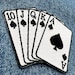 ROYAL FLUSH PATCH Iron-on Embroidered Playing Card Ace of Spades Poker ...