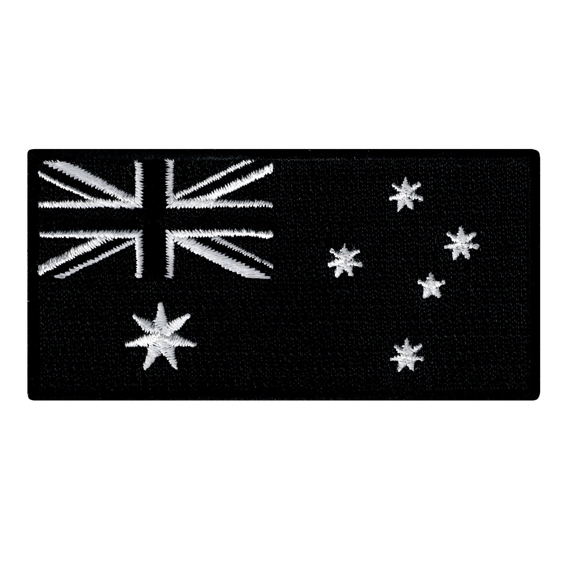 Black AUSTRALIA FLAG PATCH Iron-on Embroidered Applique Top Quality - Etsy