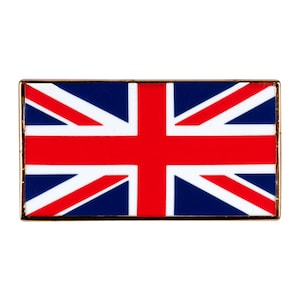 UK Flag LAPEL PIN Hard Enamel Union Jack United Kingdom British Symbol ...